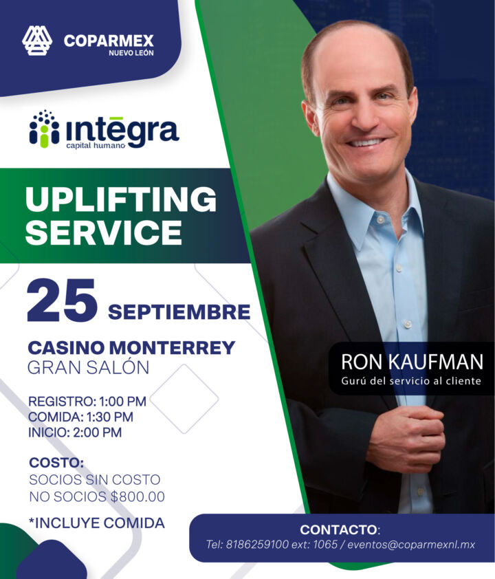 Uplifting service con Ron Kaufman (gurú del servicio al cliente) - Coparmex